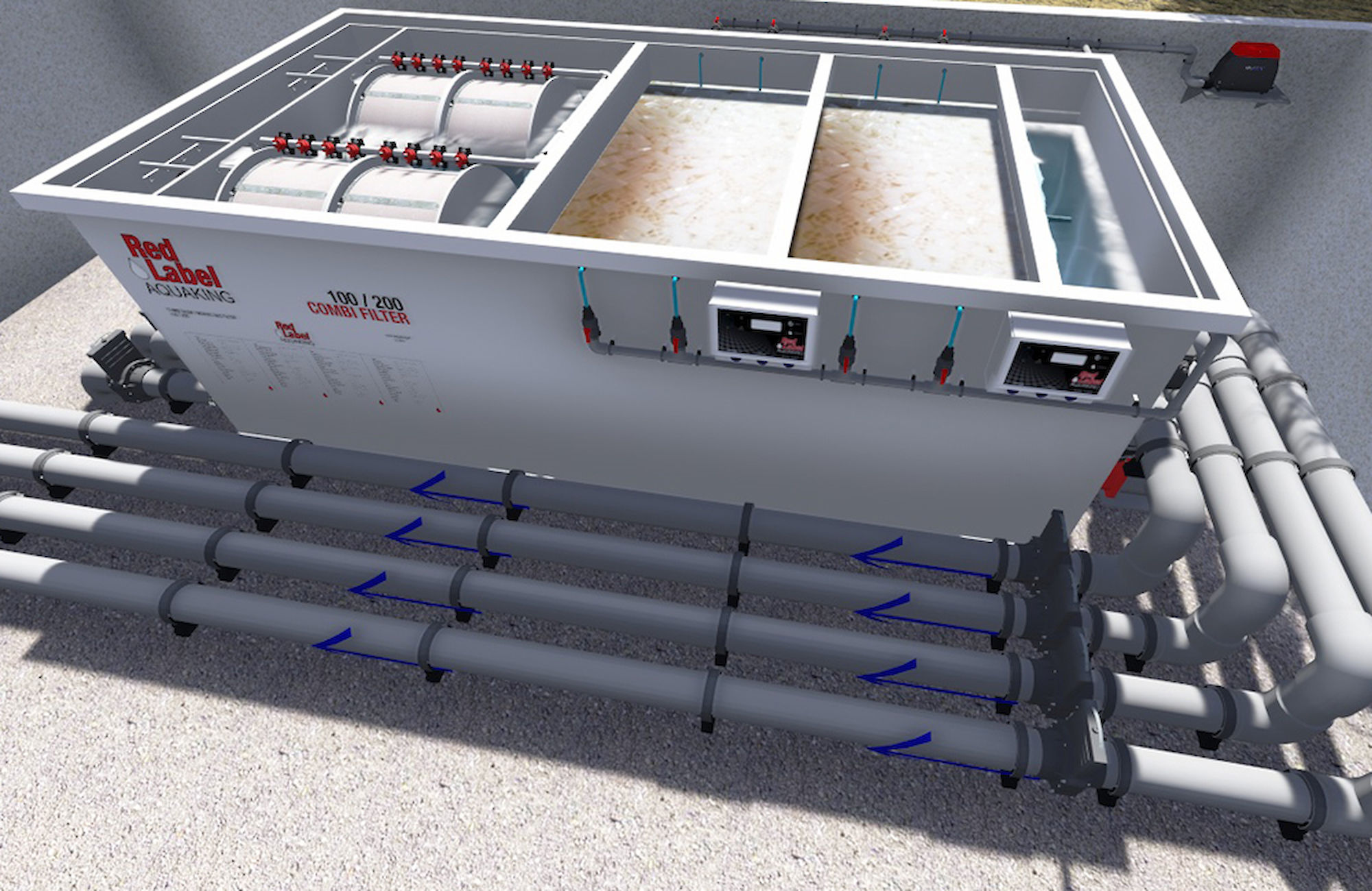 Combi Filter 100/200 XL - Aquaking Red Label