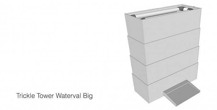 AquaKing Trickle Tower Waterval Big - Aquaking Red Label