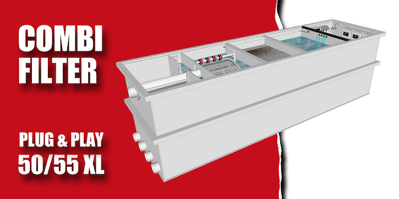Combi bladfilter 75/100 - Aquaking Red Label