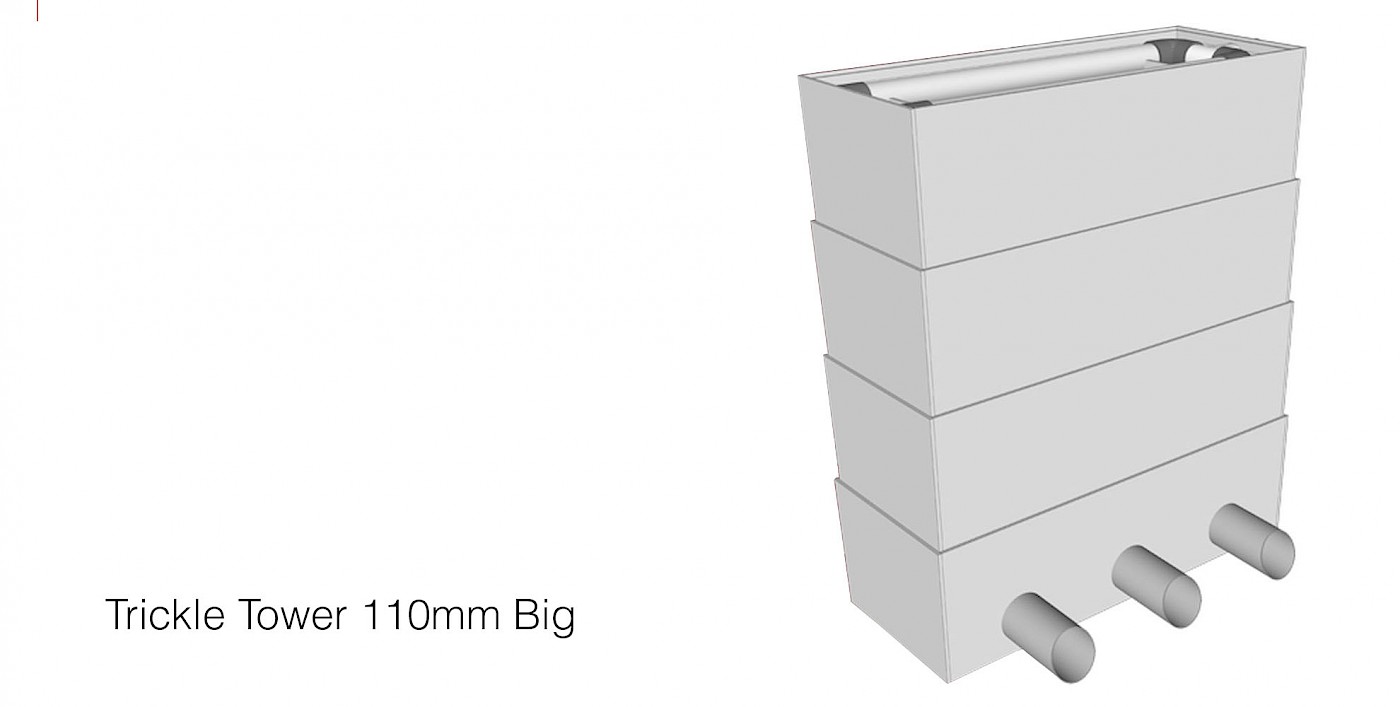 AquaKing Trickle Tower 110mm Big - Aquaking Red Label